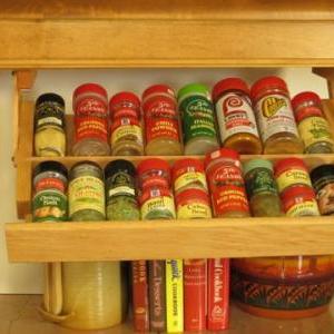 Ultimate Kitchen Storage Spice Rack, Under Cabinet Spice Rack, Kitchen ...