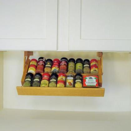 Ultimate Kitchen Storage Spice Rack, Under Cabinet Spice Rack, Kitchen ...