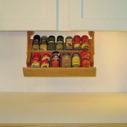 Ultimate Kitchen Storage Under Cabinet Mini Spice Rack, Kitchen ...